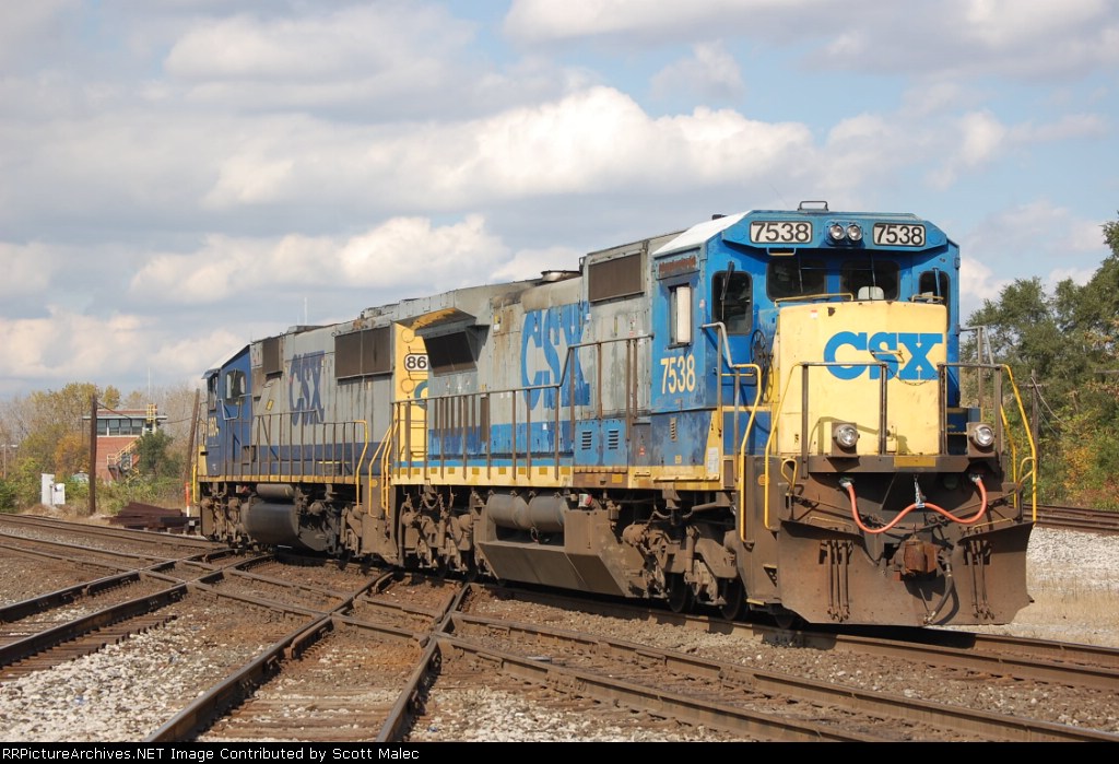 CSX 8604 & 7538